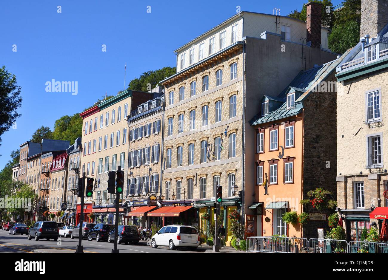 Historic French style commercial building at 34 Boulevard Champlain in ...