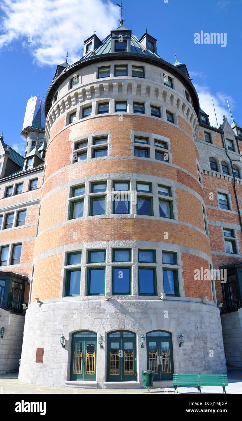 Chateau Frontenac is a historic castle built in 1893 with Chateauesque ...