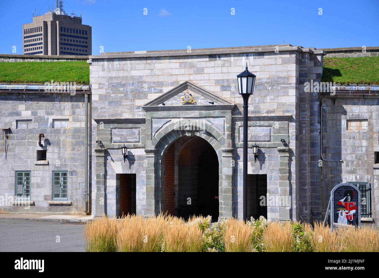 Dalhousie Gate of La Citadelle of Quebec National Historic Site in Old ...