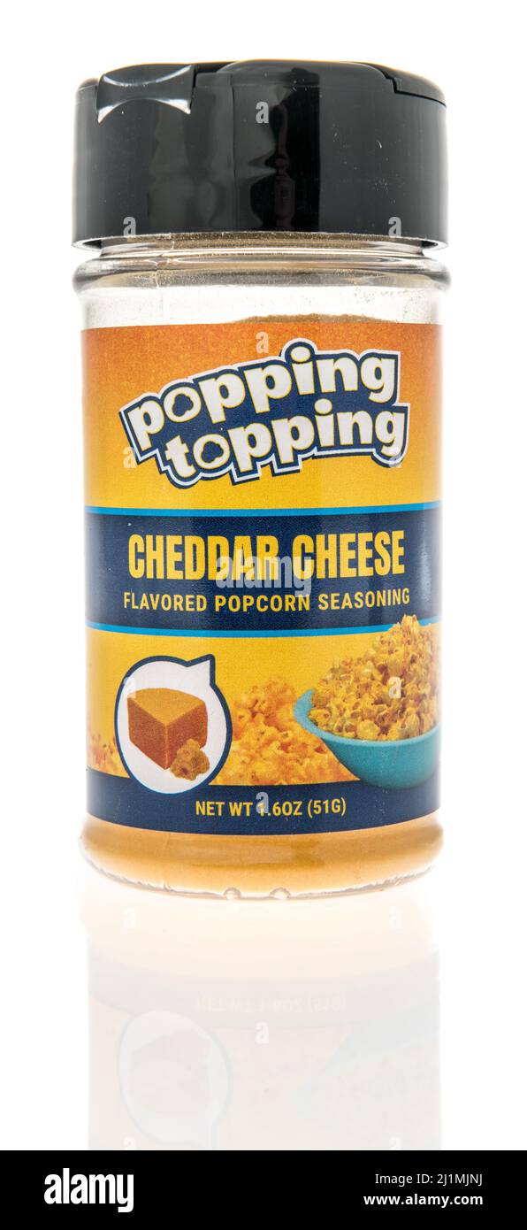 Winneconne, WI -20 March 2021: A package of popping topping cheddar ...