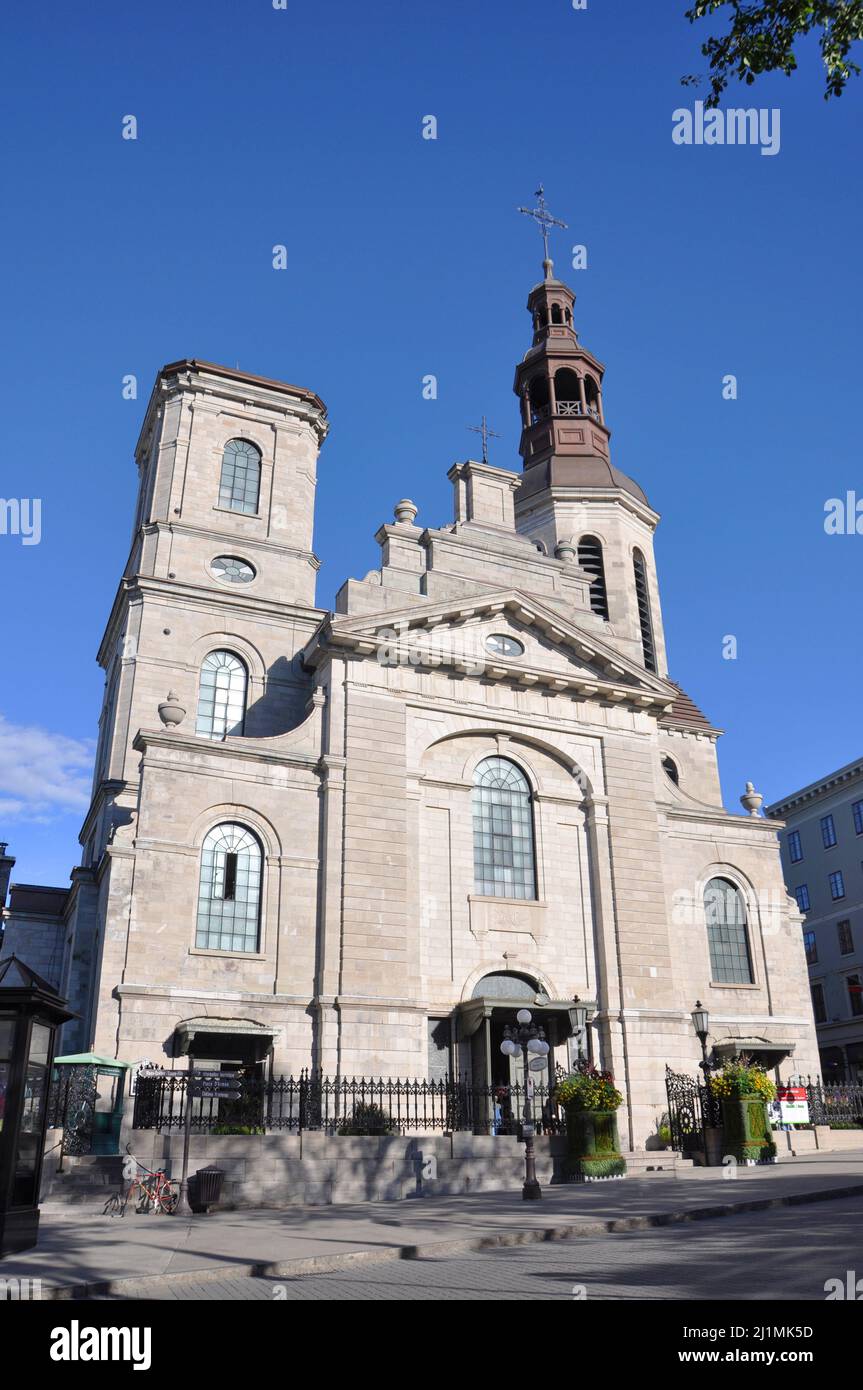 Notre-Dame de Quebec Basilica Cathedral in Old Quebec City World ...