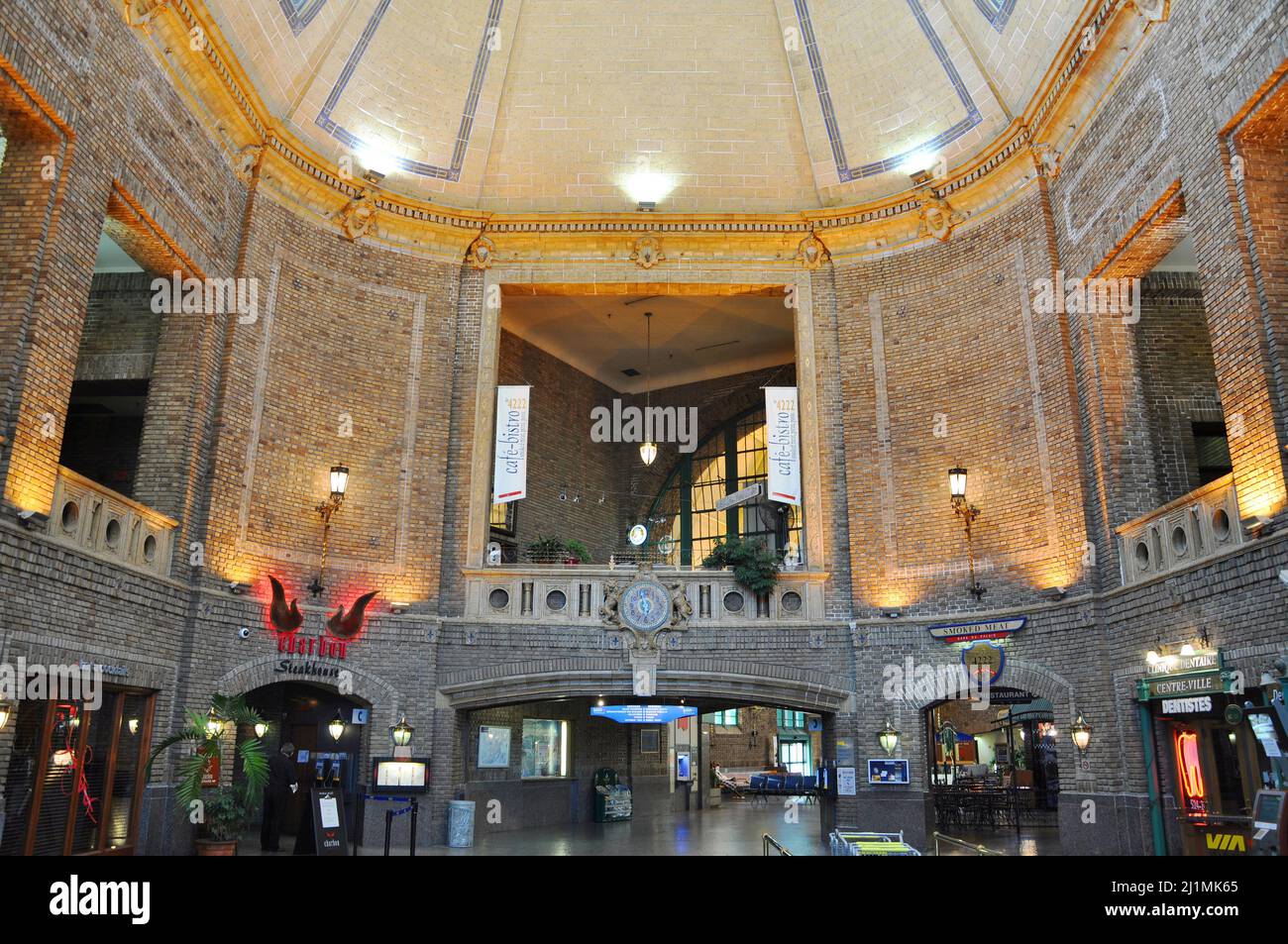 Gare du Palais is Quebec City bus and train terminal with Chateauesque ...