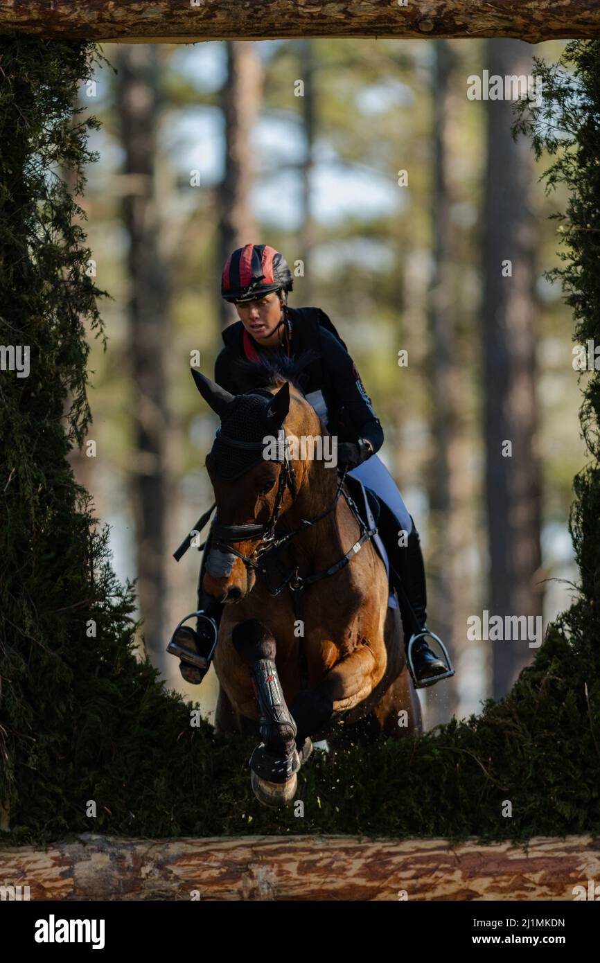 Raeford, North Carolina, USA. 26th Mar, 2022. CAROLINE MARTIN of the ...
