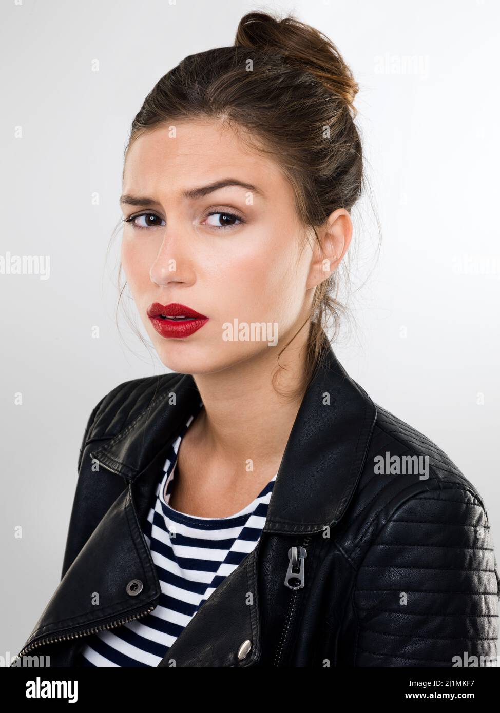Woman with goofy expression hi-res stock photography and images - Alamy