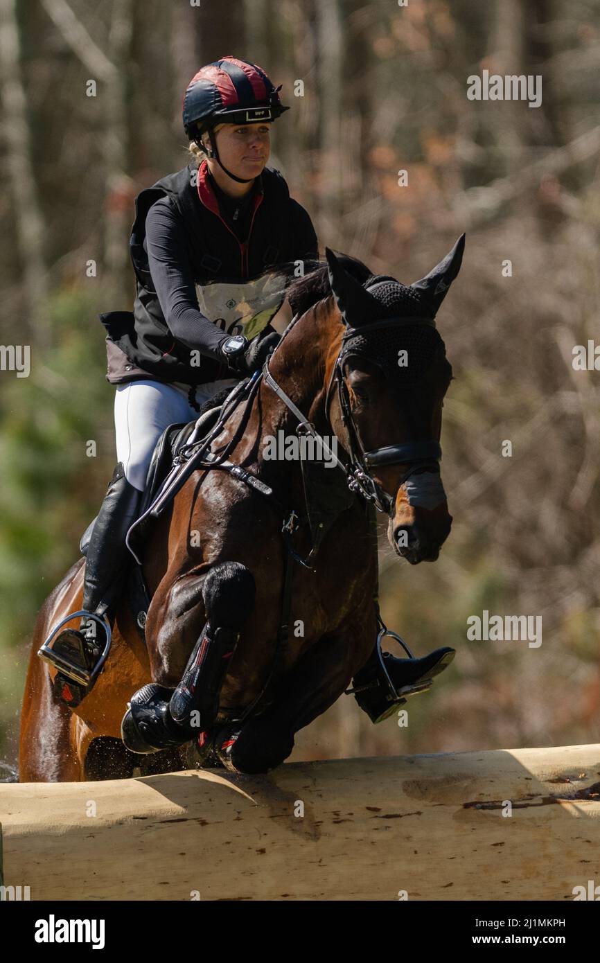 Raeford, North Carolina, USA. 26th Mar, 2022. CAROLINE MARTIN of the ...