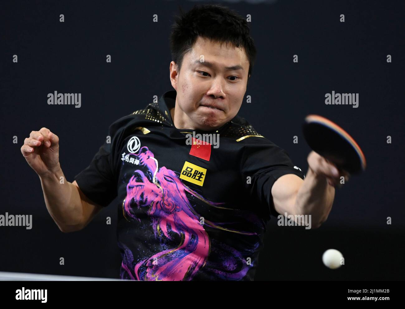 Doha, Qatar. 26th Mar, 2022. Yu Ziyang competes during the ...