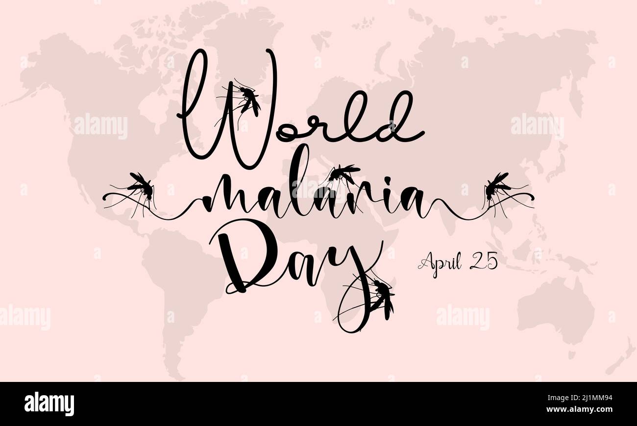 World Malaria Day. Health awareness template for banner, card, poster ...