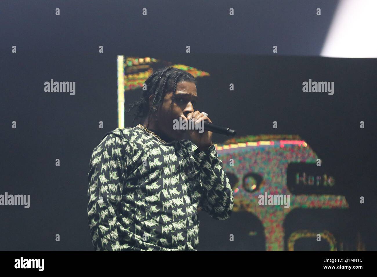 ASAP Rocky during Lollapalooza Brasil 2022 music festival at Autódromo ...