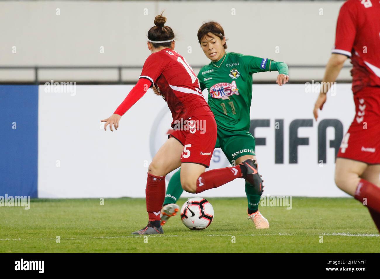 Nov 28, 2019-Yongin, South Korea-Kim Dam Bi of Incheon Hyundai Steel ...