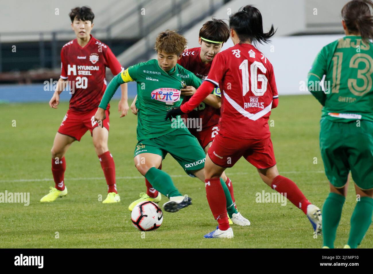 Nov 28, 2019-Yongin, South Korea-Kang Chae Rim of Incheon Hyundai Steel ...
