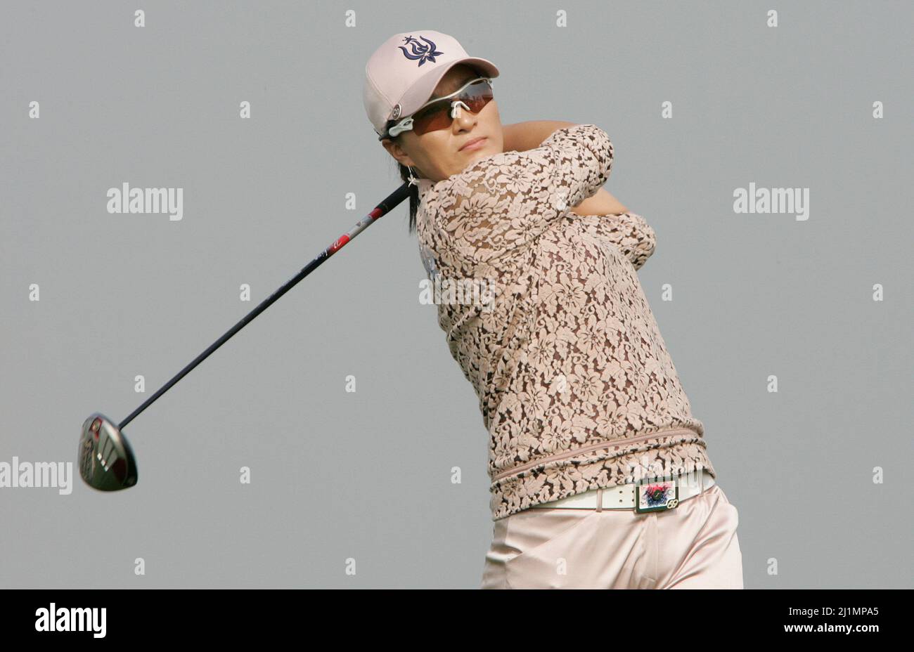 Oct 30, 2009-Incheon, South Korea-Se Ri Pak of South Korea hits a ...