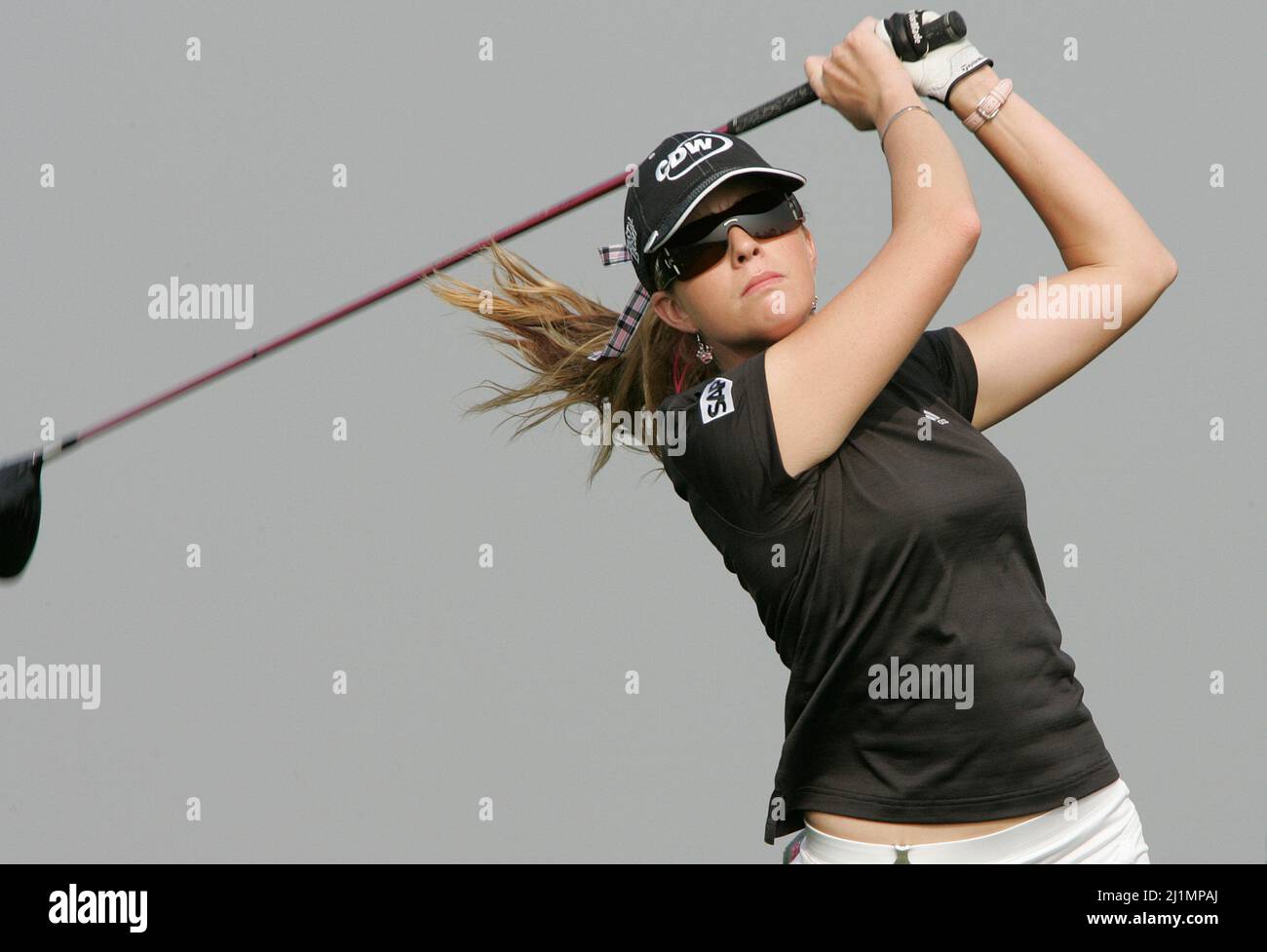 Oct 30, 2009-Incheon, South Korea-Paula Creamer of Pleasanton CA hits a ...
