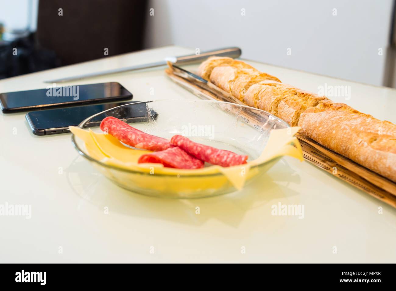 close-up appetizer prepared for the meeting and party between friends ...