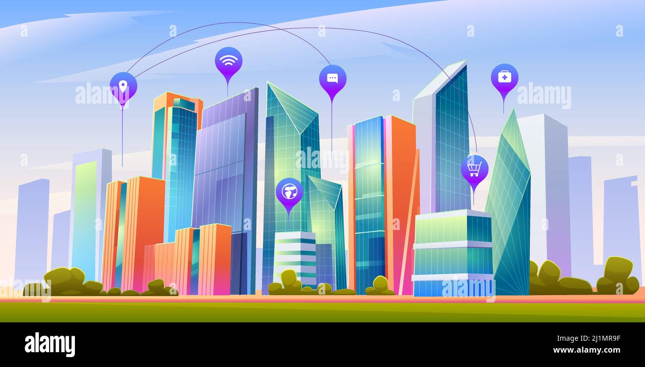 Smart city with wireless communication technology and Internet of ...