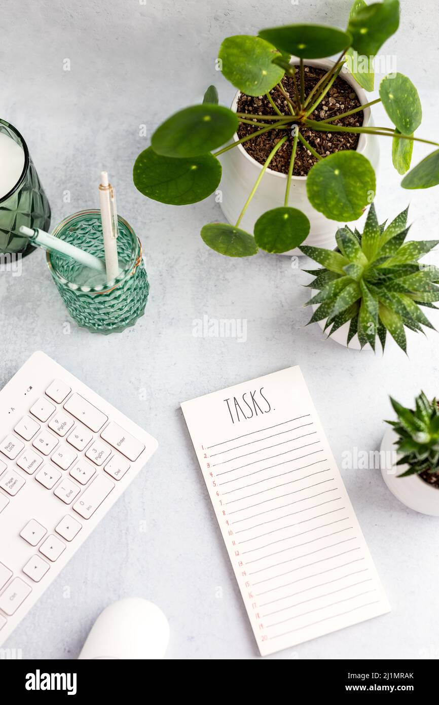 Green Styled Desktop Stock Photo - Alamy