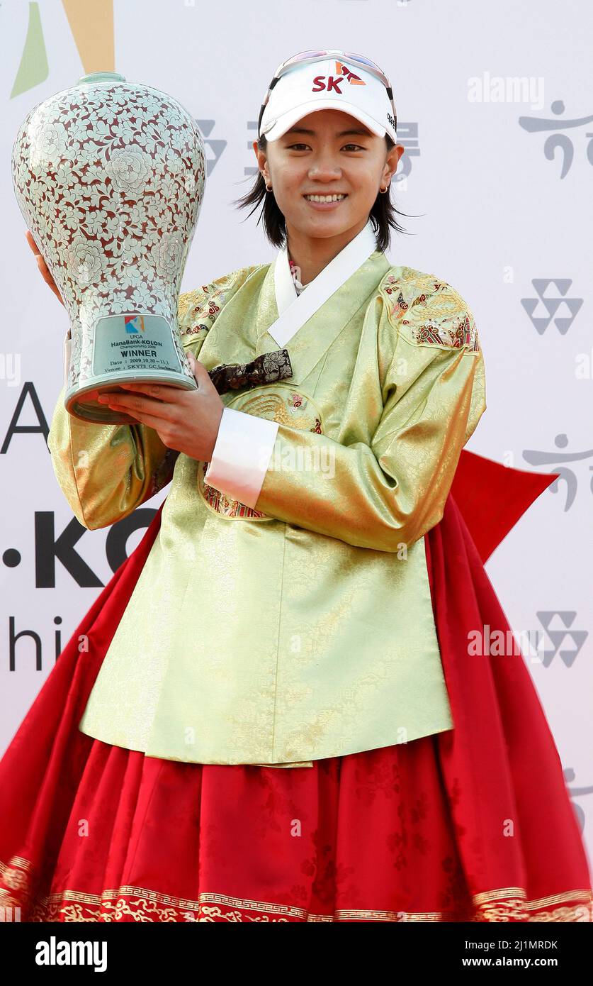 Nov 1, 2009-Incheon, South Korea-Na Yeon Choi of South Korea win ...