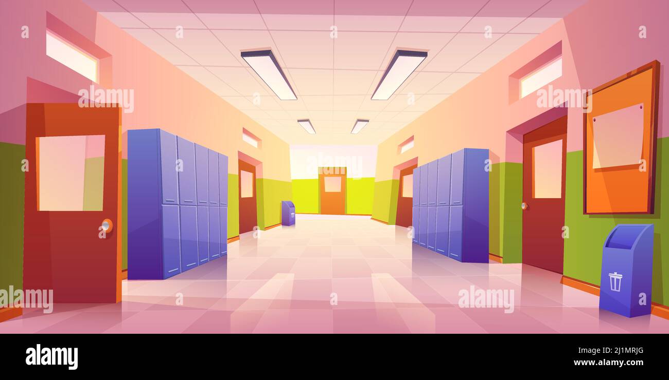Noticeboard corridor hi-res stock photography and images - Alamy