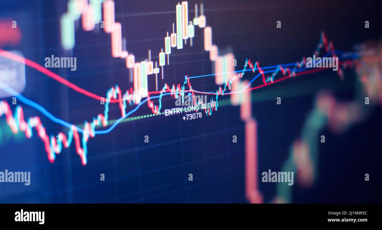 Falling markets graph hi-res stock photography and images - Alamy