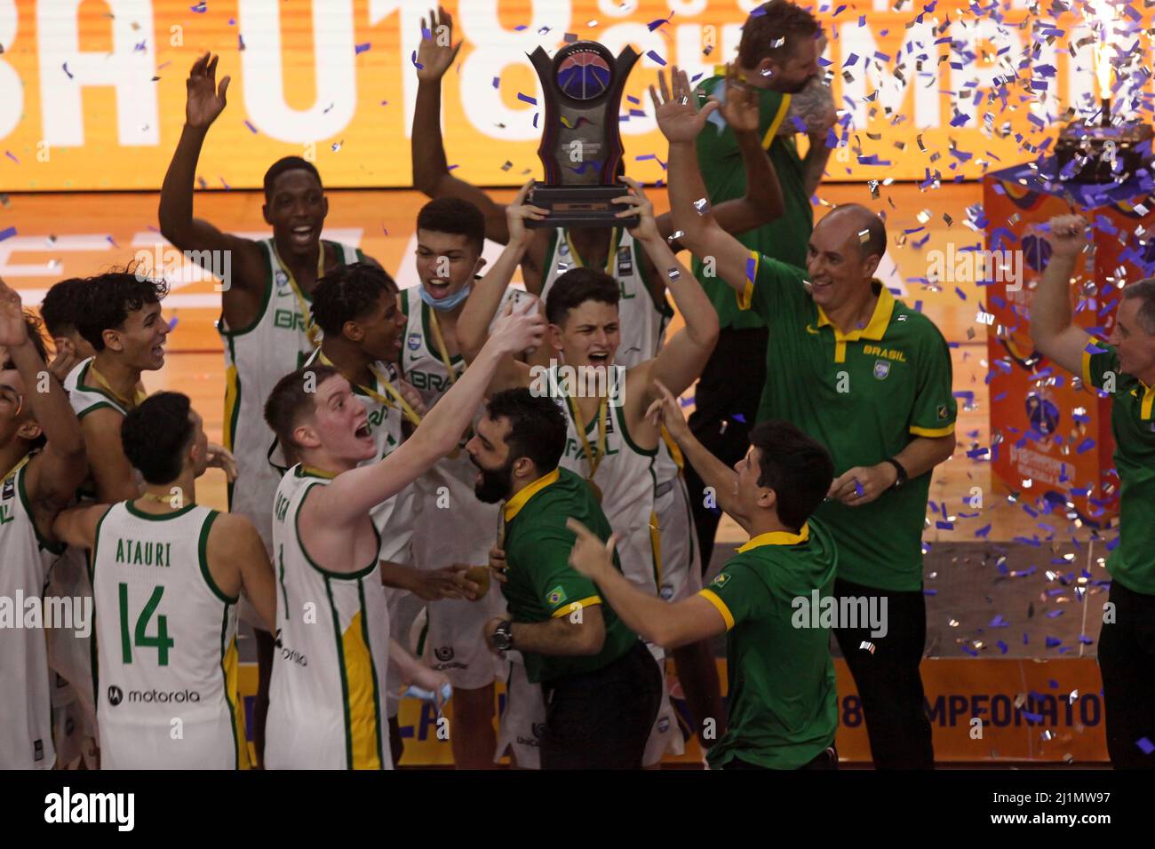 Miranda.VE - MARCH 26,2022 Brazil becomes champion after beating ...