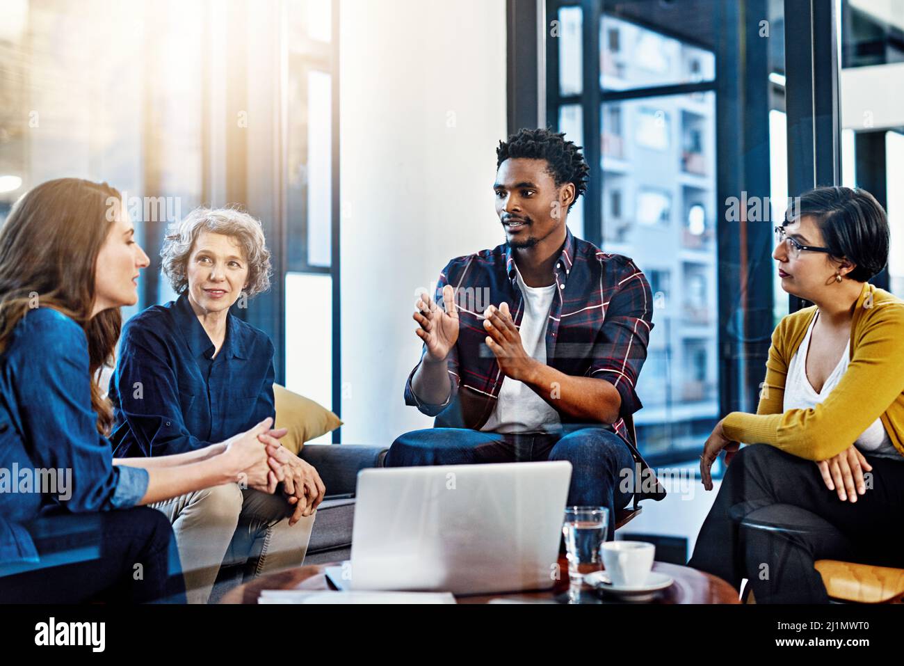 They share a collective vision aimed at success. Cropped shot of a ...