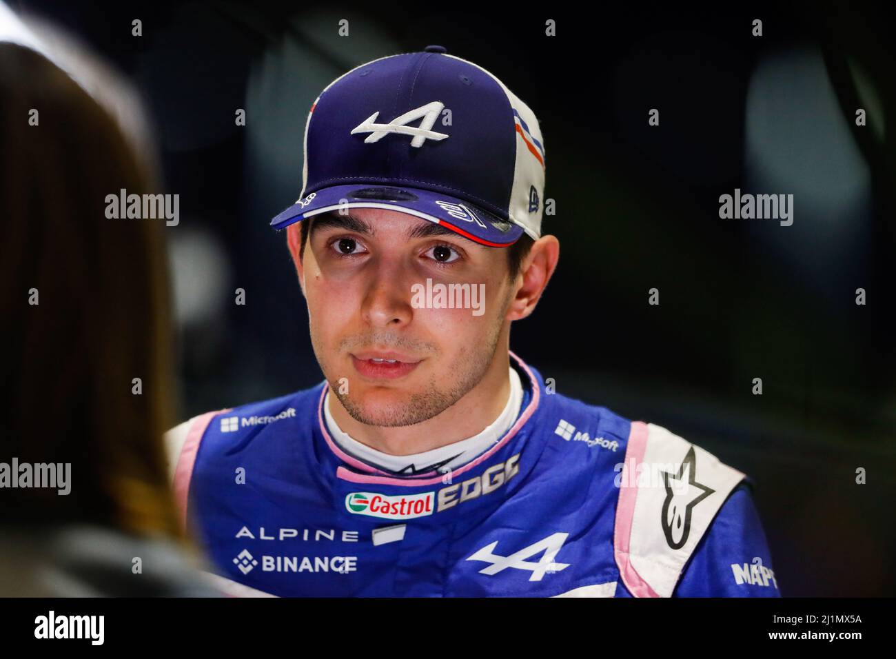 OCON Esteban (fra), Alpine F1 Team A522, portrait during the Formula 1 STC Saudi Arabian Grand ...