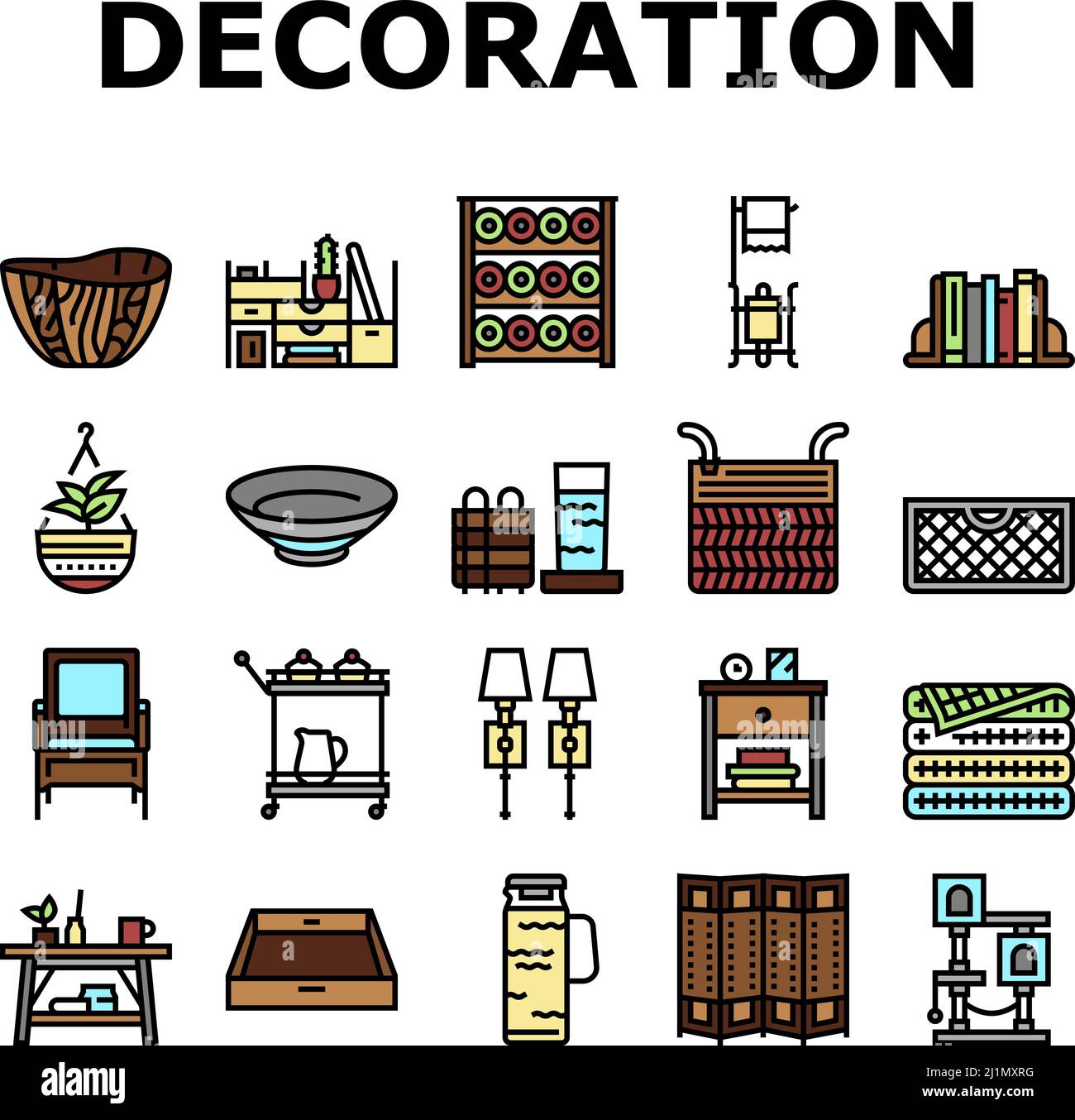 Rattan tea Stock Vector Images - Alamy