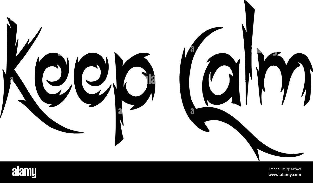 Keep Calm Crown Black Background