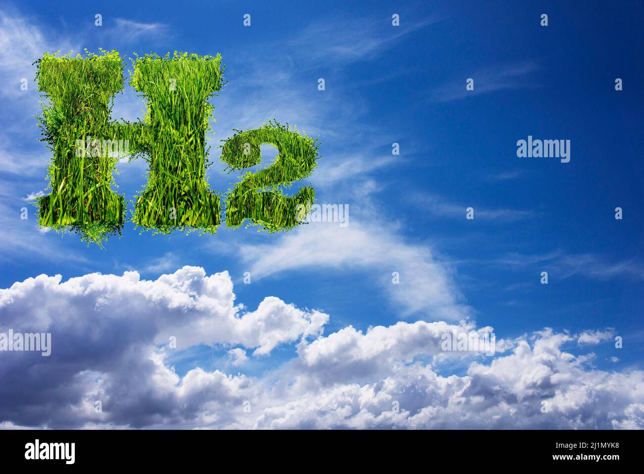 concept for Hydrogen H2 chemical formula Stock Photo - Alamy