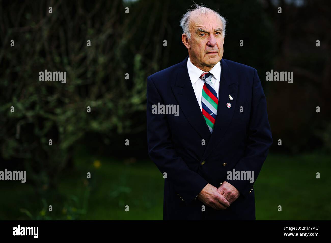 Falklands War veteran Andrew Lockett at his home near Plymouth ...