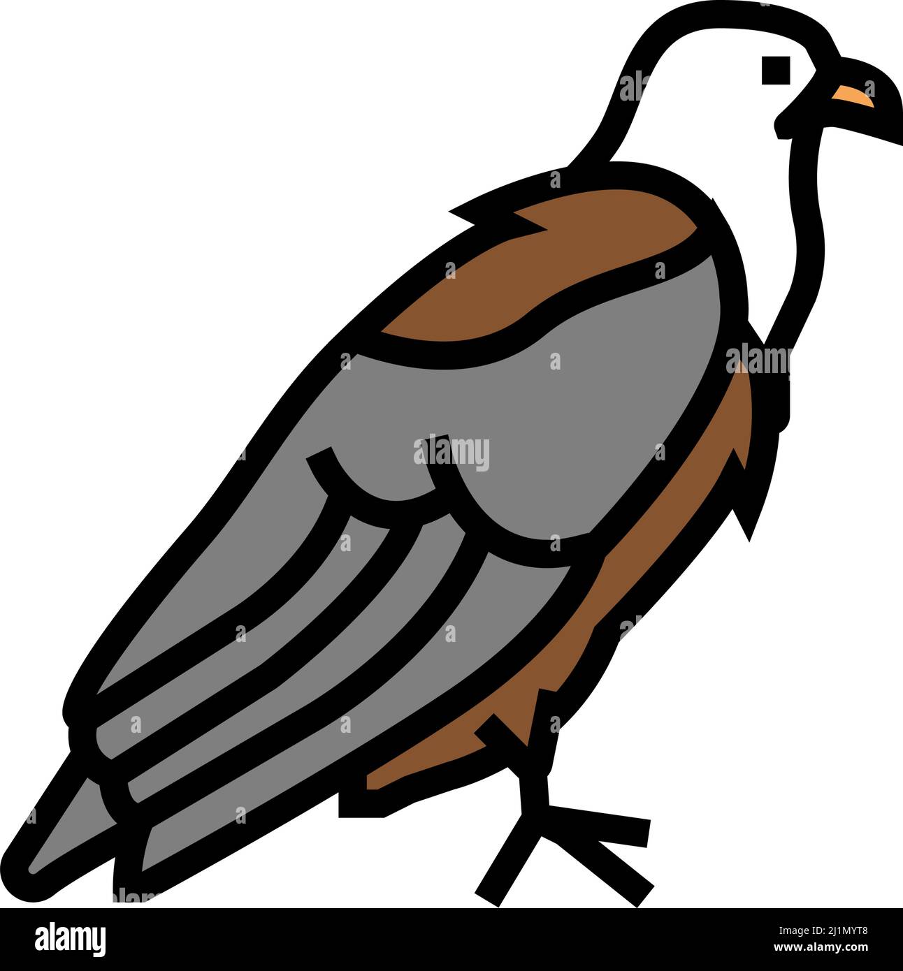 eagle bird color icon vector illustration Stock Vector Image & Art - Alamy
