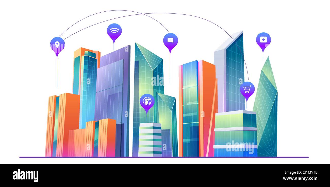 Smart city with wireless communication technology and Internet of ...
