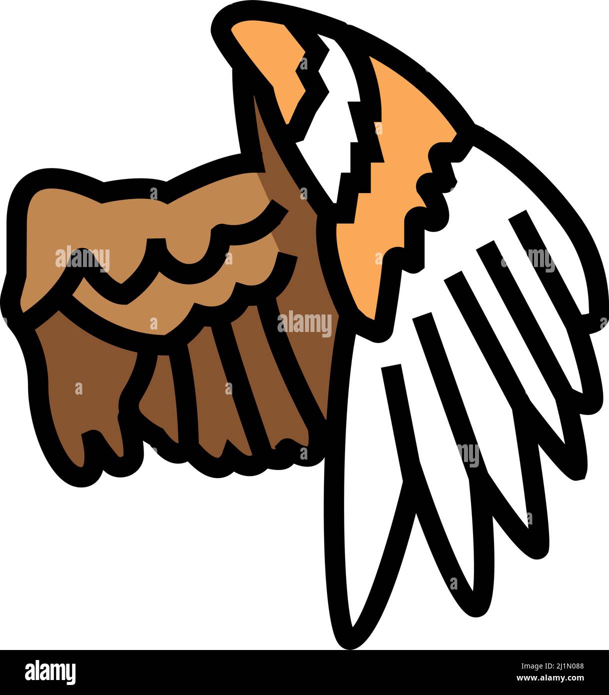 wing bird color icon vector illustration Stock Vector Image & Art - Alamy