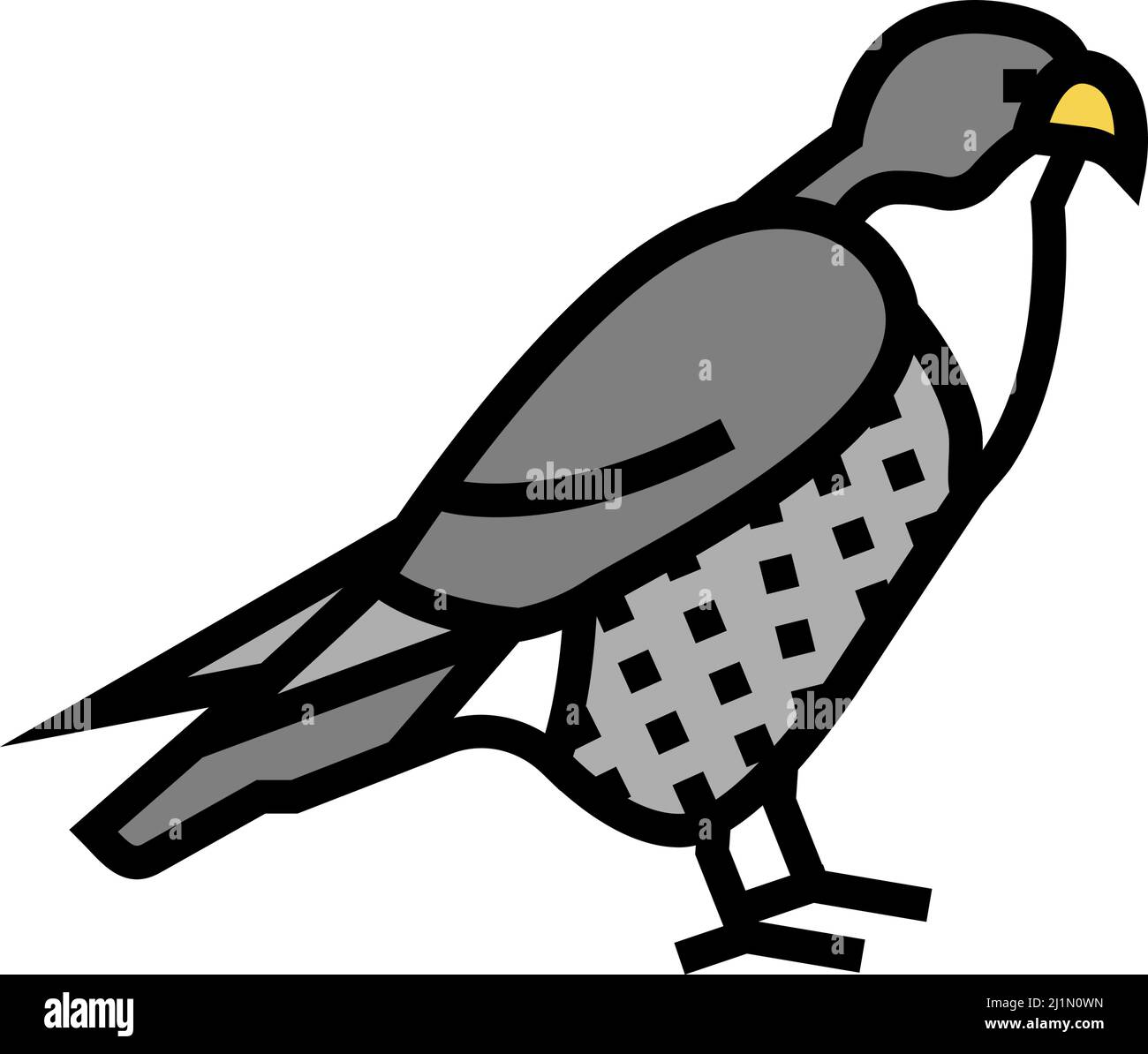 falcon bird color icon vector illustration Stock Vector Image & Art - Alamy