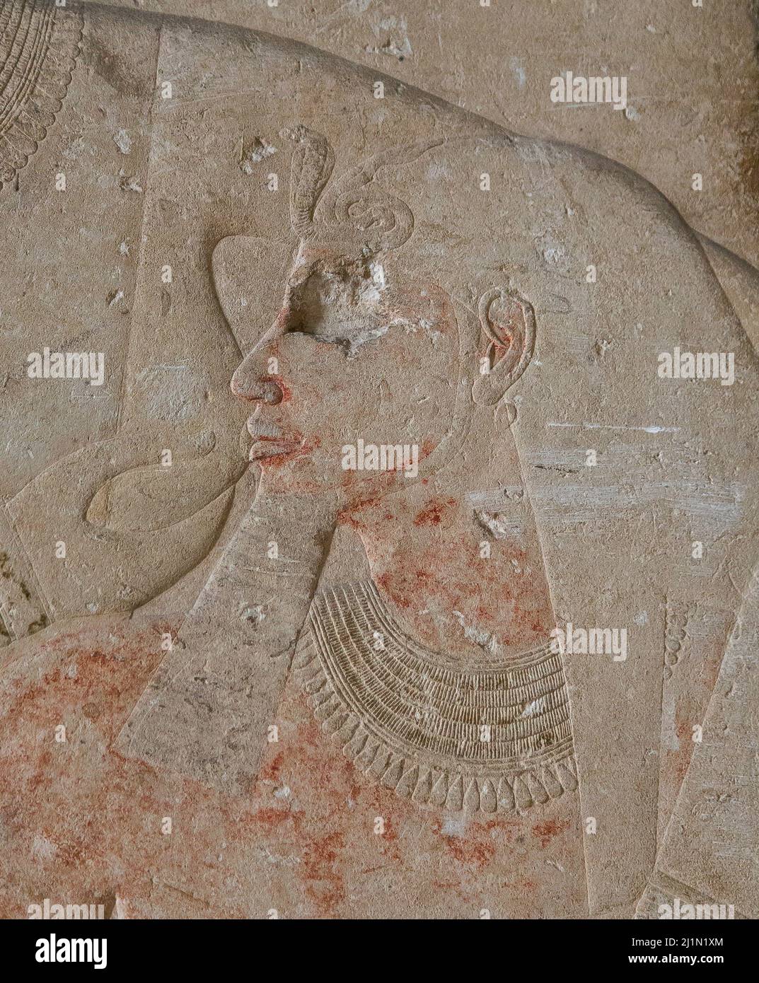 Cairo, Egyptian Museum, king Sahure suckled by goddess Nekhbet, in ...