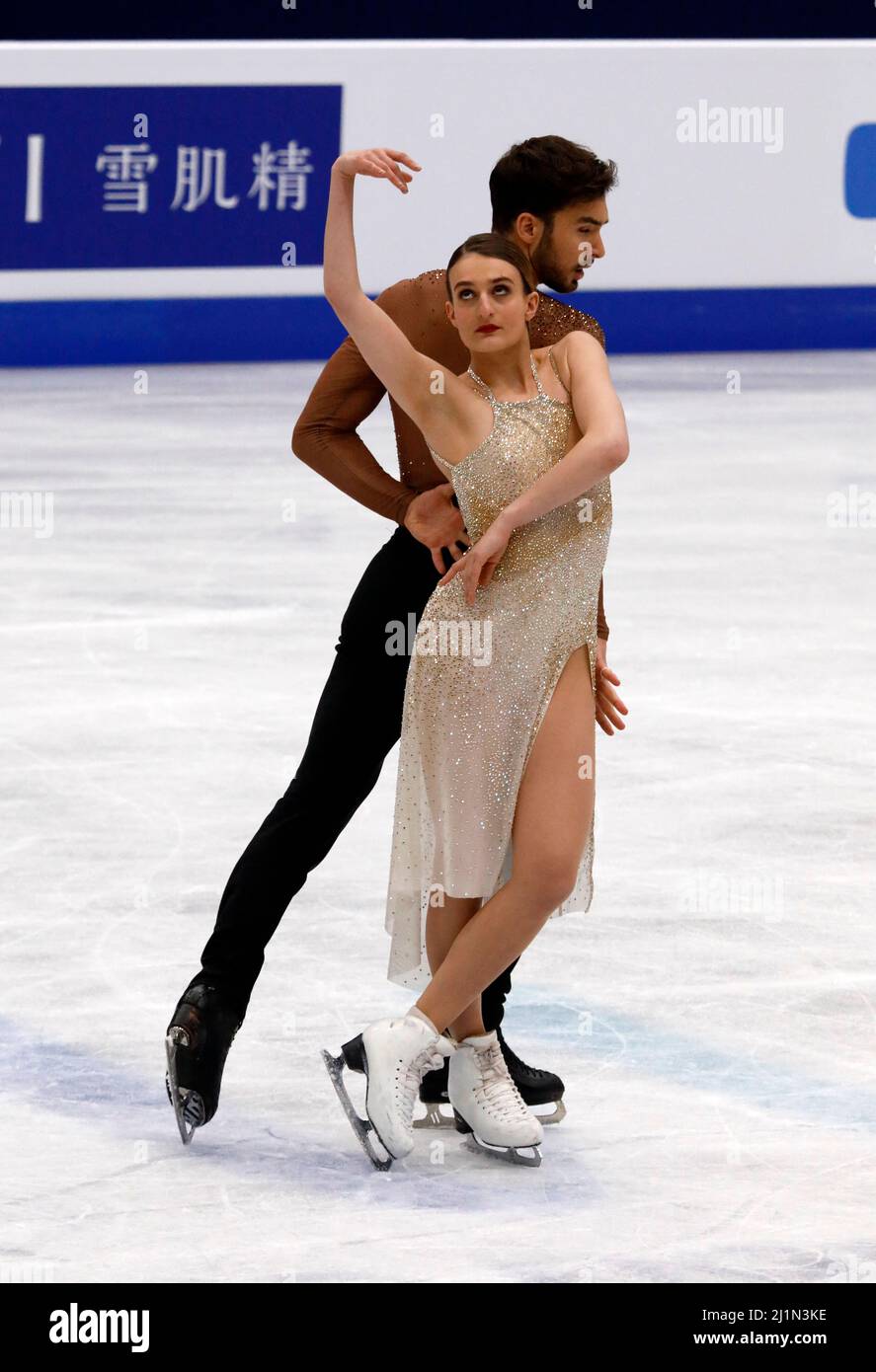 Gold medallist France's Gabriella Papadakis and Guillaume Cizeron ...