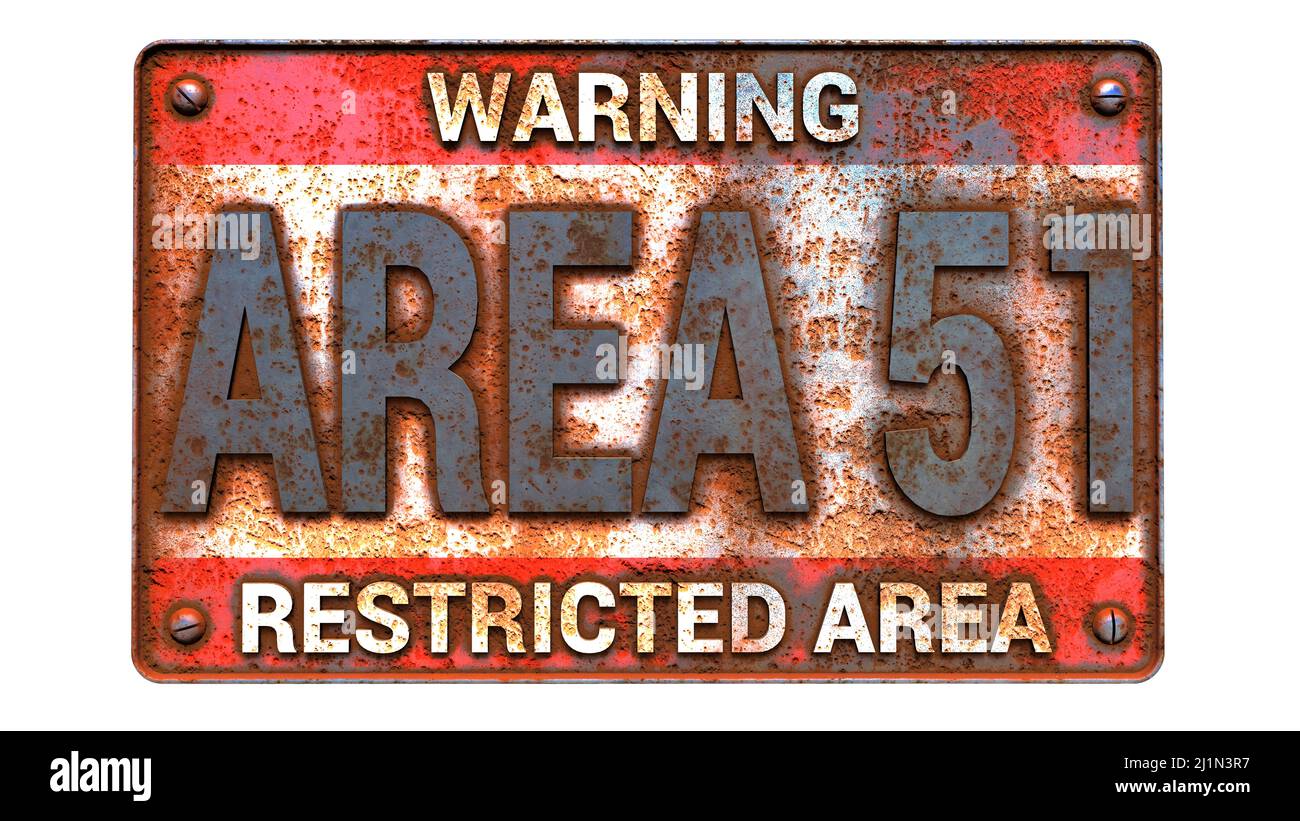 Area 51 warning sign hi-res stock photography and images - Alamy