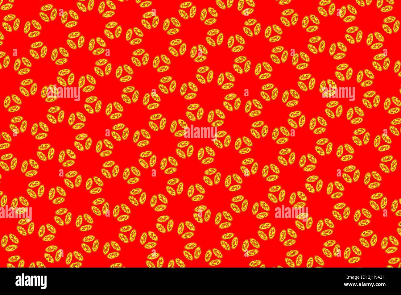 Geometric pattern in the colors of the national flag of Kyrgyzstan. The ...