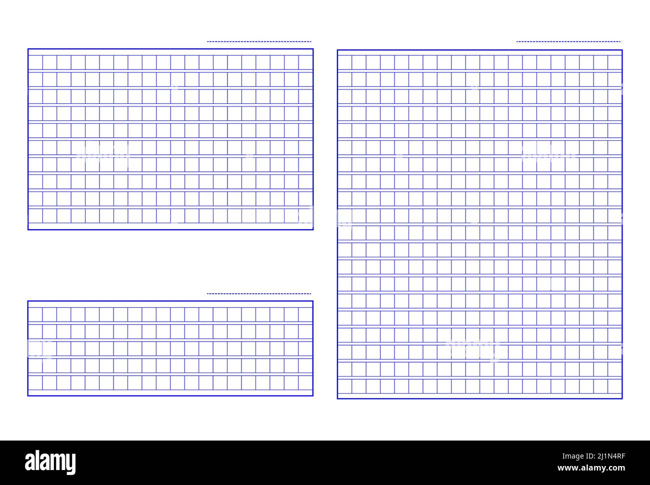 Set of Squared manuscript icon paper file, creative closeup isolated on ...