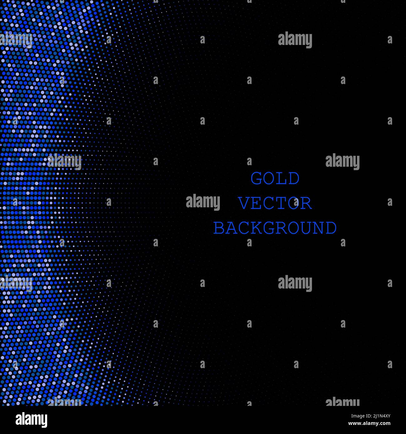 Blue dotted background. Abstract vector graphics. Decor element Stock ...