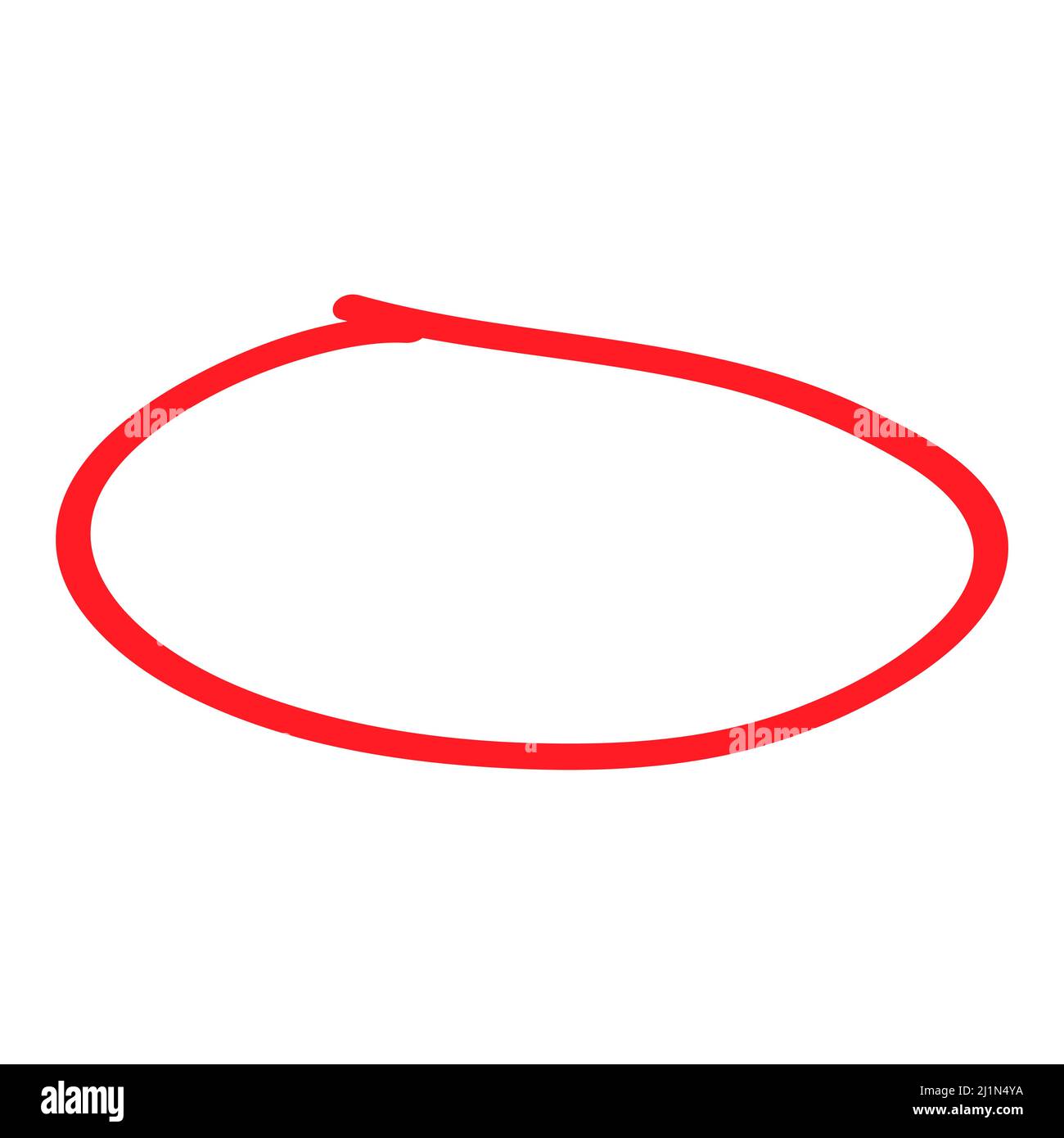 Hand draw circle scribble mark, doodle sketch blank frame, vector ...