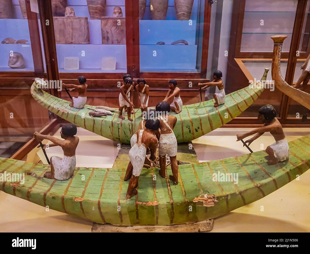 Cairo, Egypt - December 17, 2021: Detail from Egyptian Museum in Cairo ...