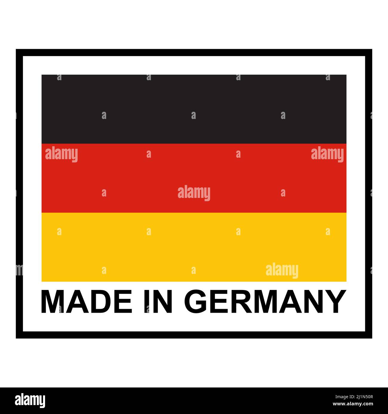 Made in Germany seal, product tag label sign, sticker quality stamp ...