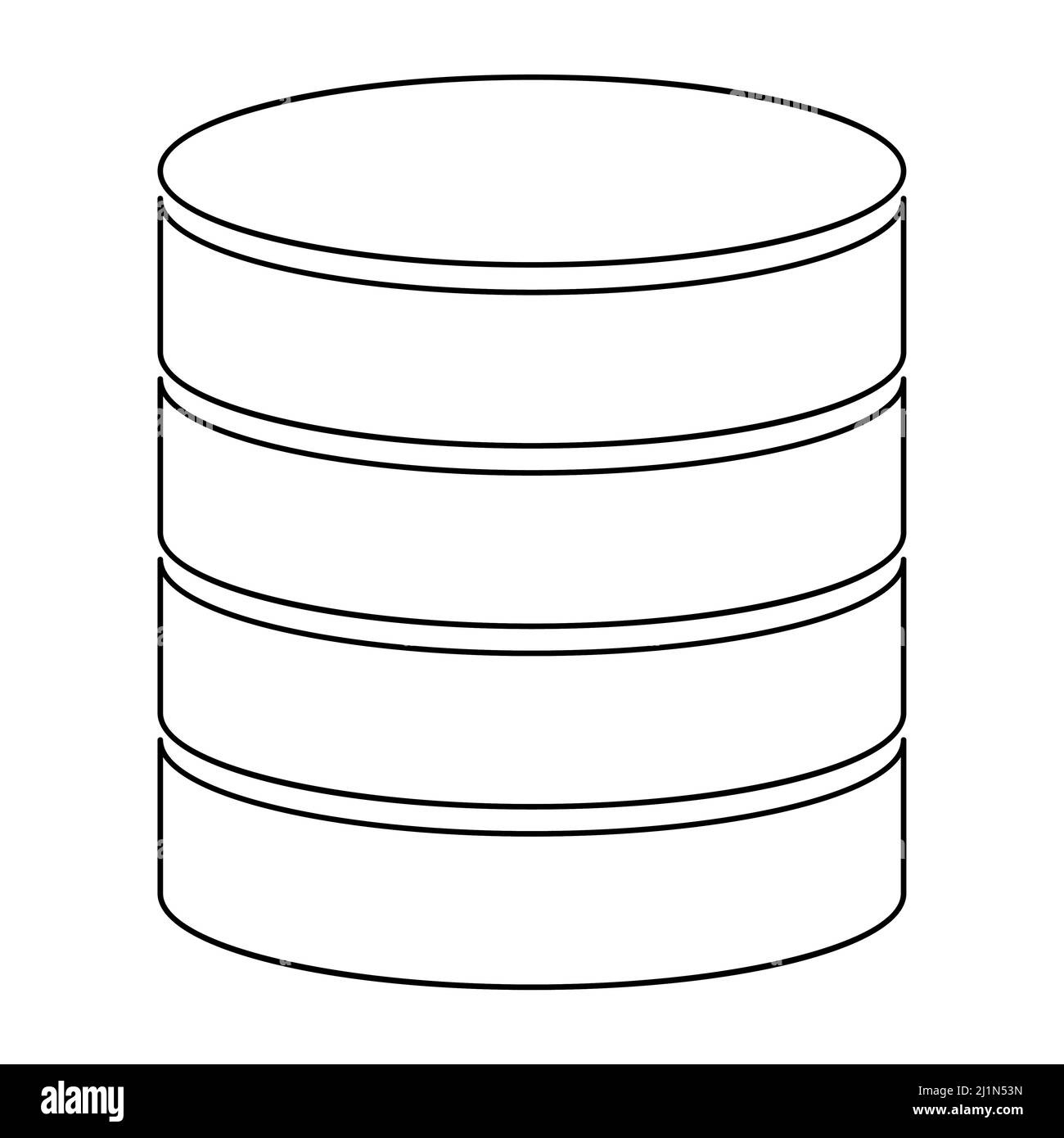 Database Storage Icon Internet Network Server Cloud Data Symbol