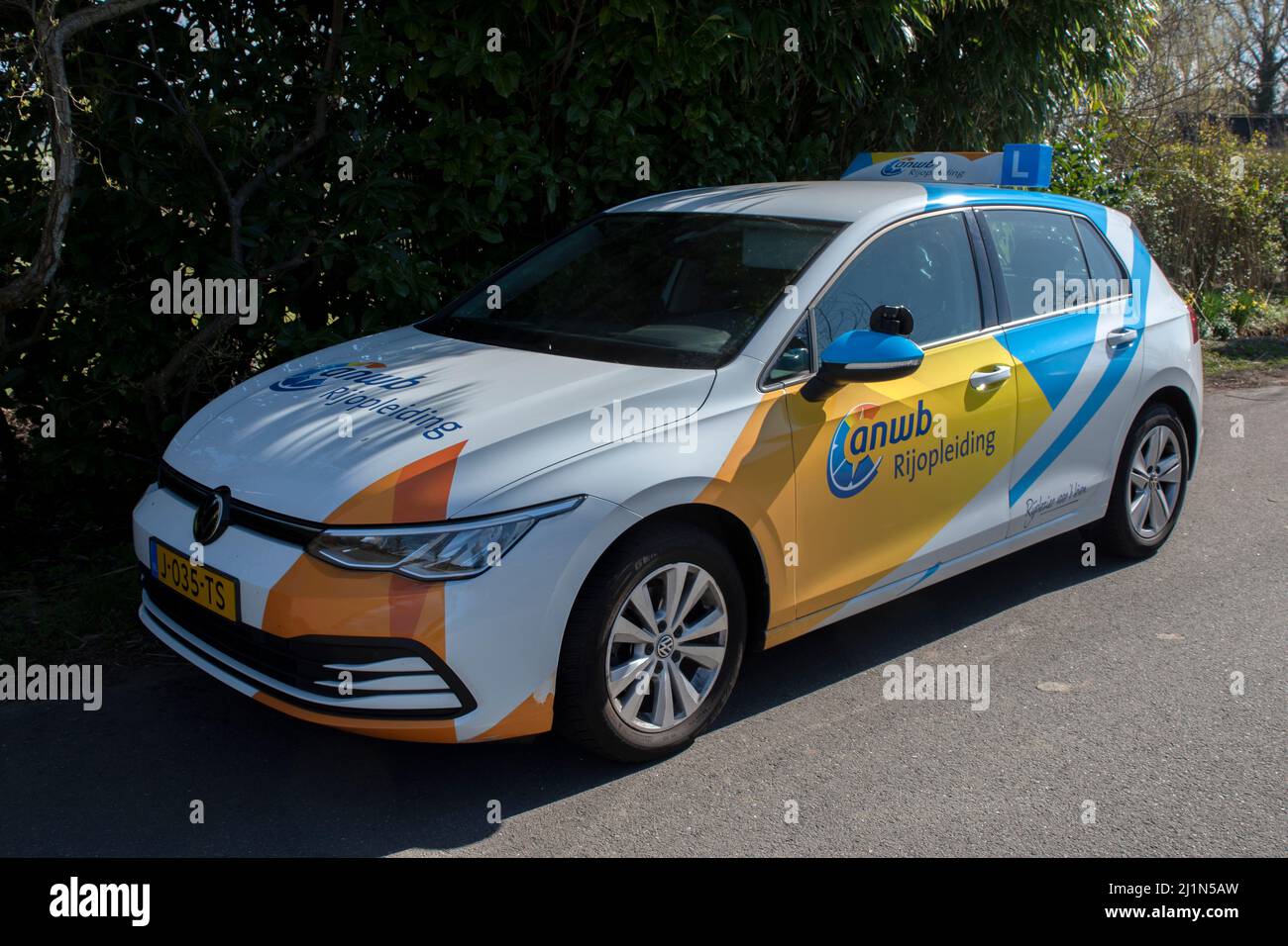 Side View ANWB Drivers Education Car At Abcoude The Netherlands 15-3 ...