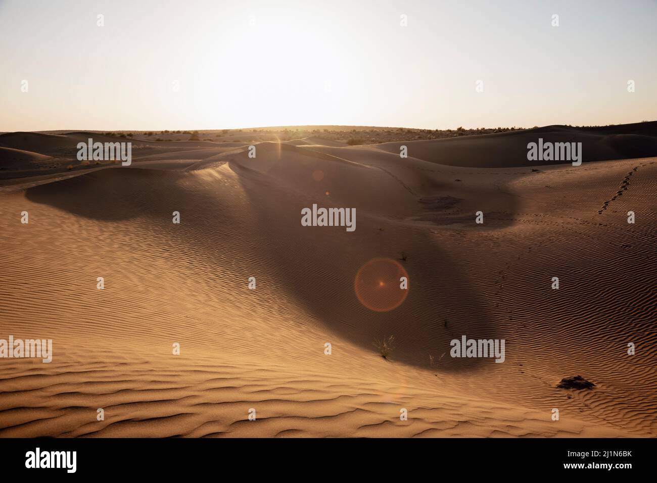 Desert, Sand Dunes, Sam Desert, Thar Desert, Jaisalmer, Rajasthan ...