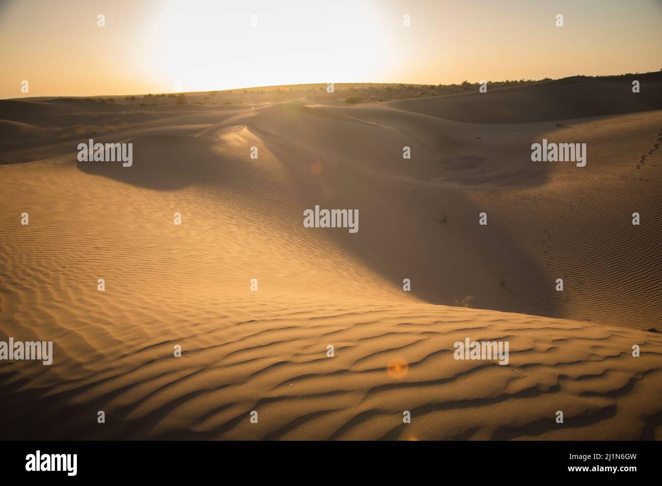 Desert, Sand Dunes, Sam Desert, Thar Desert, Jaisalmer, Rajasthan ...
