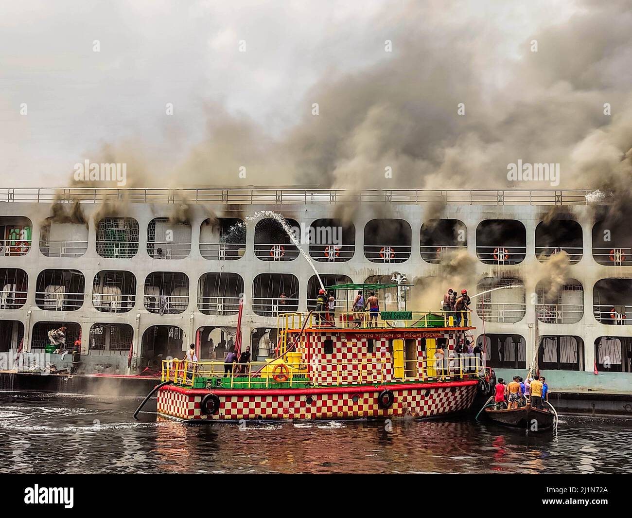 Dhaka, Dhaka, Bangladesh. 27th Mar, 2022. A launch named ''Adventure-9 ...