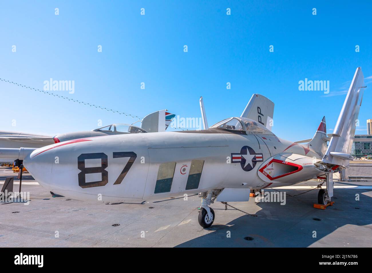 San Diego, California, United States - JULY 2018: Grumman F9F - 8P ...