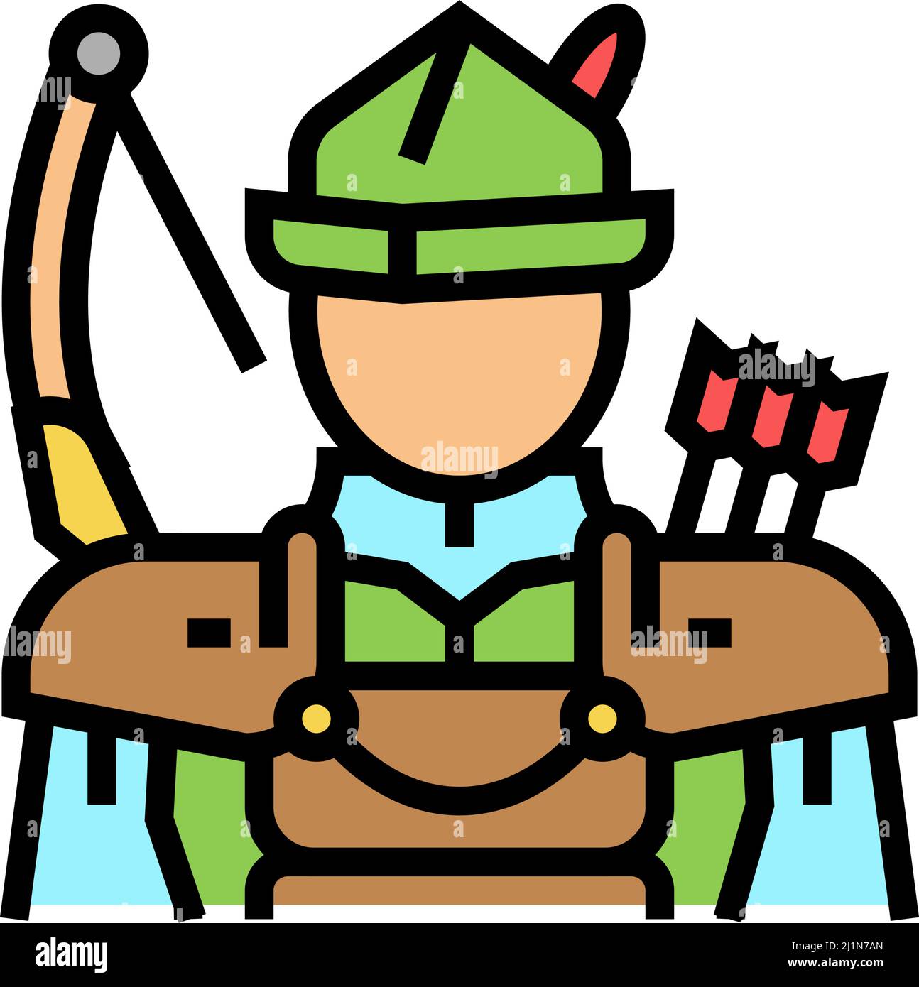 Medieval horse archer Cut Out Stock Images & Pictures - Alamy