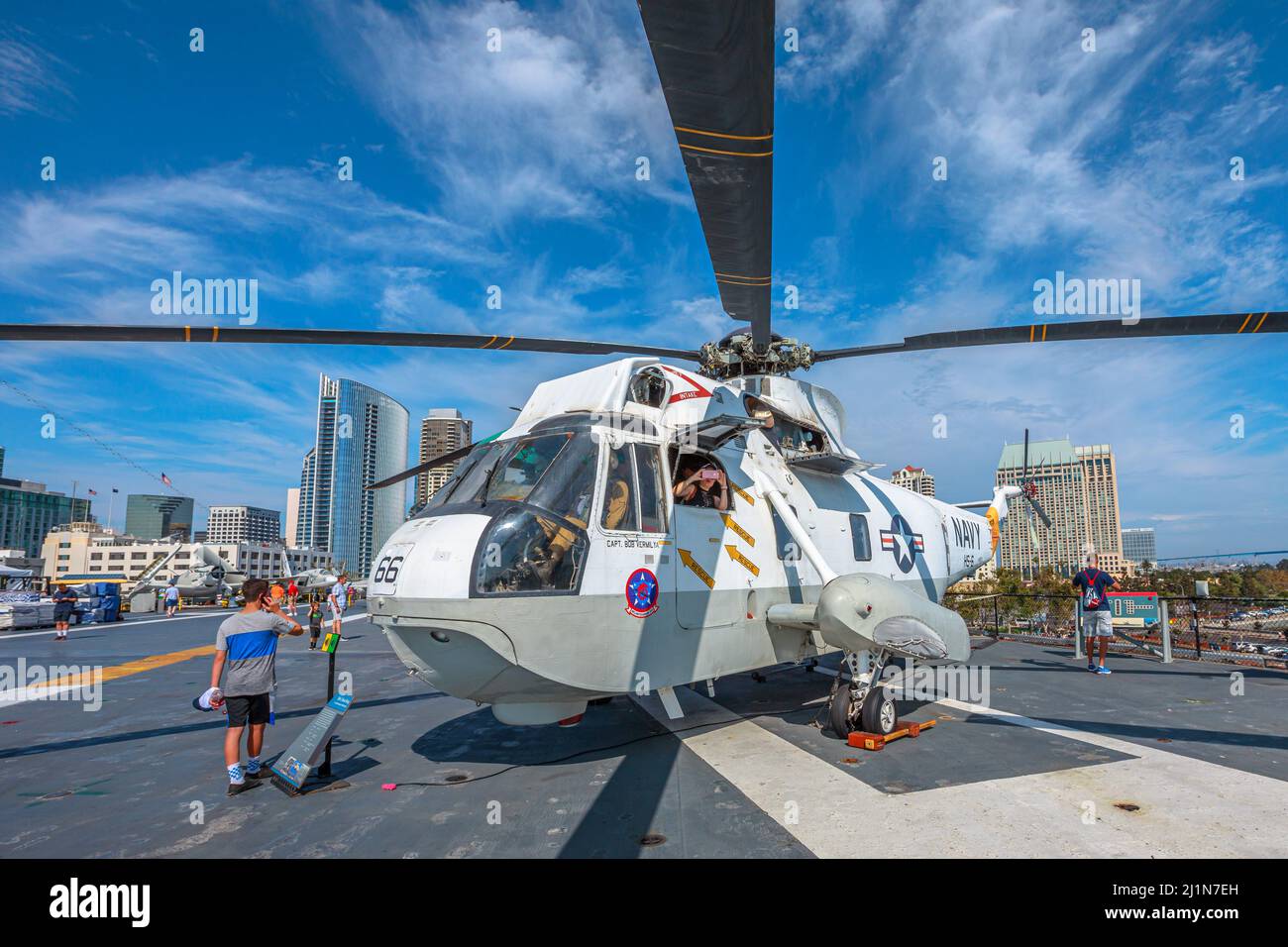 San Diego, California, United States - JULY 2018: Sikorsky UH-3H Sea ...